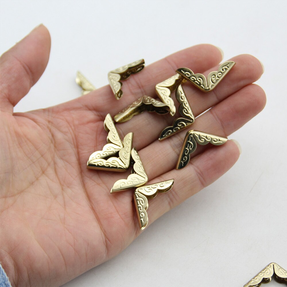 50pc Gold Color Metal Corners For Book Folder Scra... – Grandado