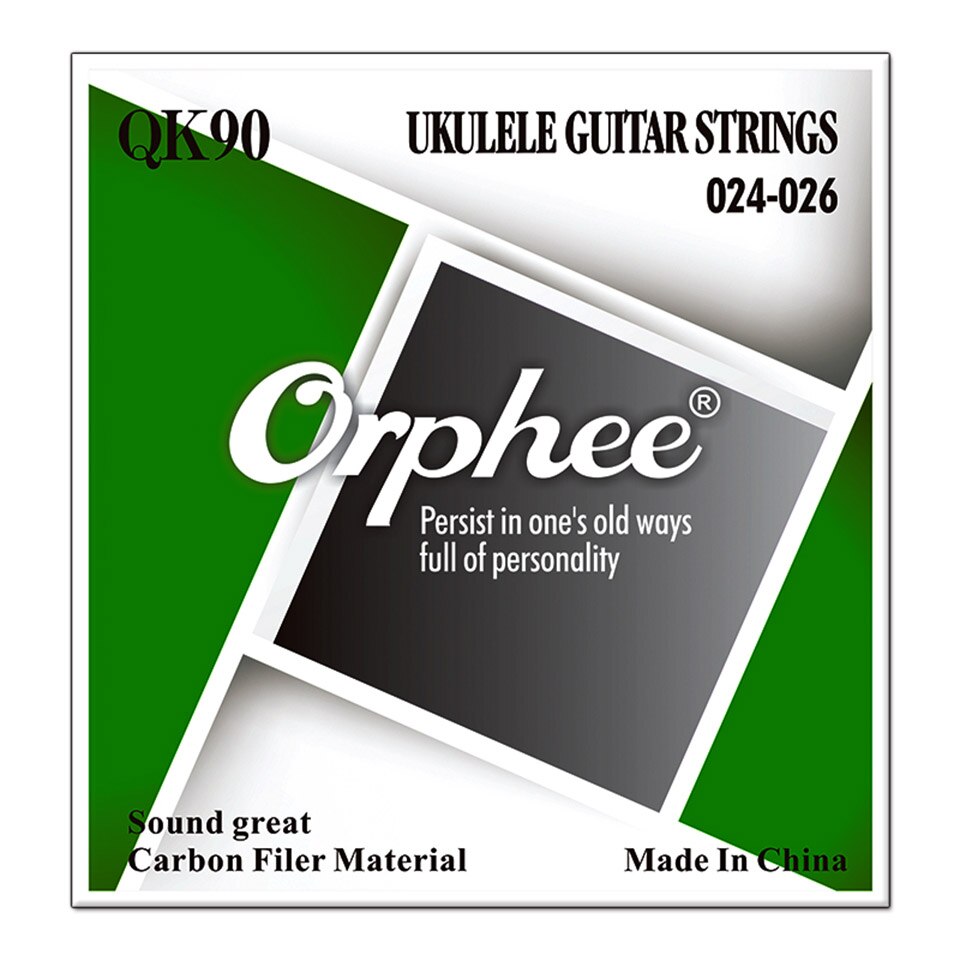 Orphee Ukulele Strings 4pcs/set White Carbon Filer... – Grandado