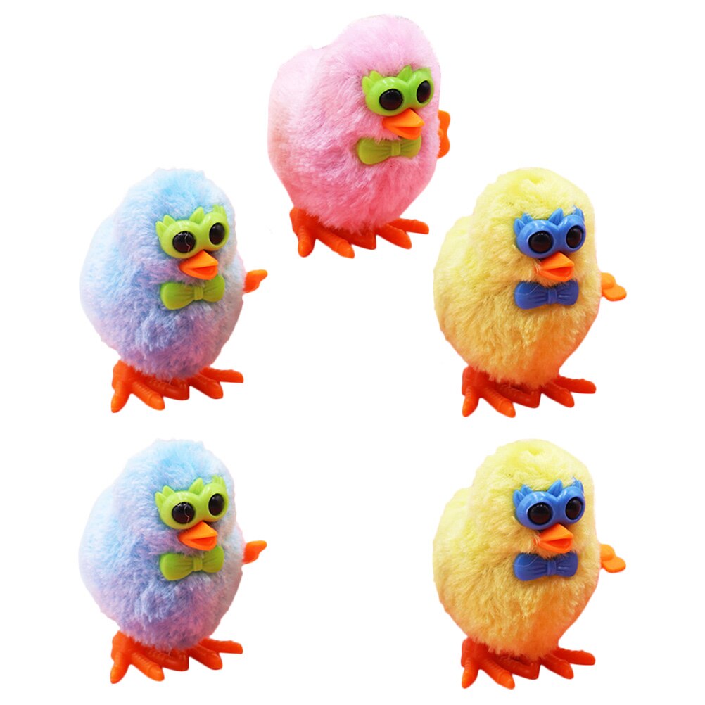 5pcs Classic Wind Toys Easter Chick Plush Chick Cl... – Grandado