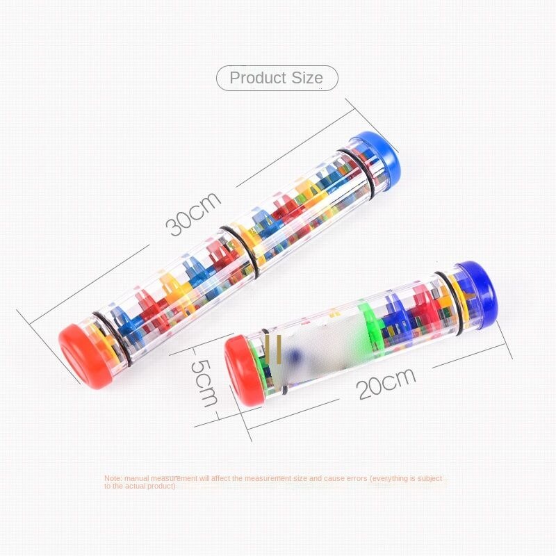 Rainmaker Shaker coloré 10/20/30CM, jouet de simul... – Grandado