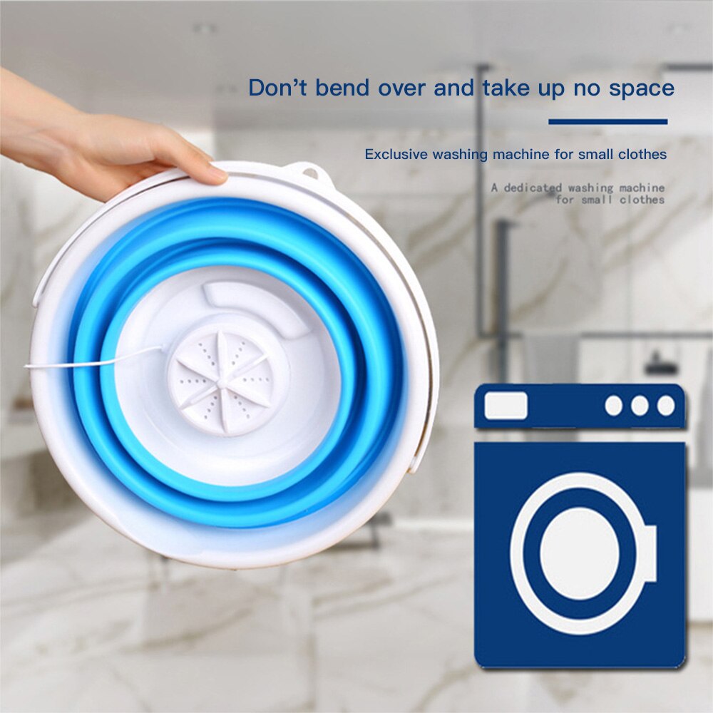 Portable Ultrasonic Turbine Washing Machine Foldab... – Grandado