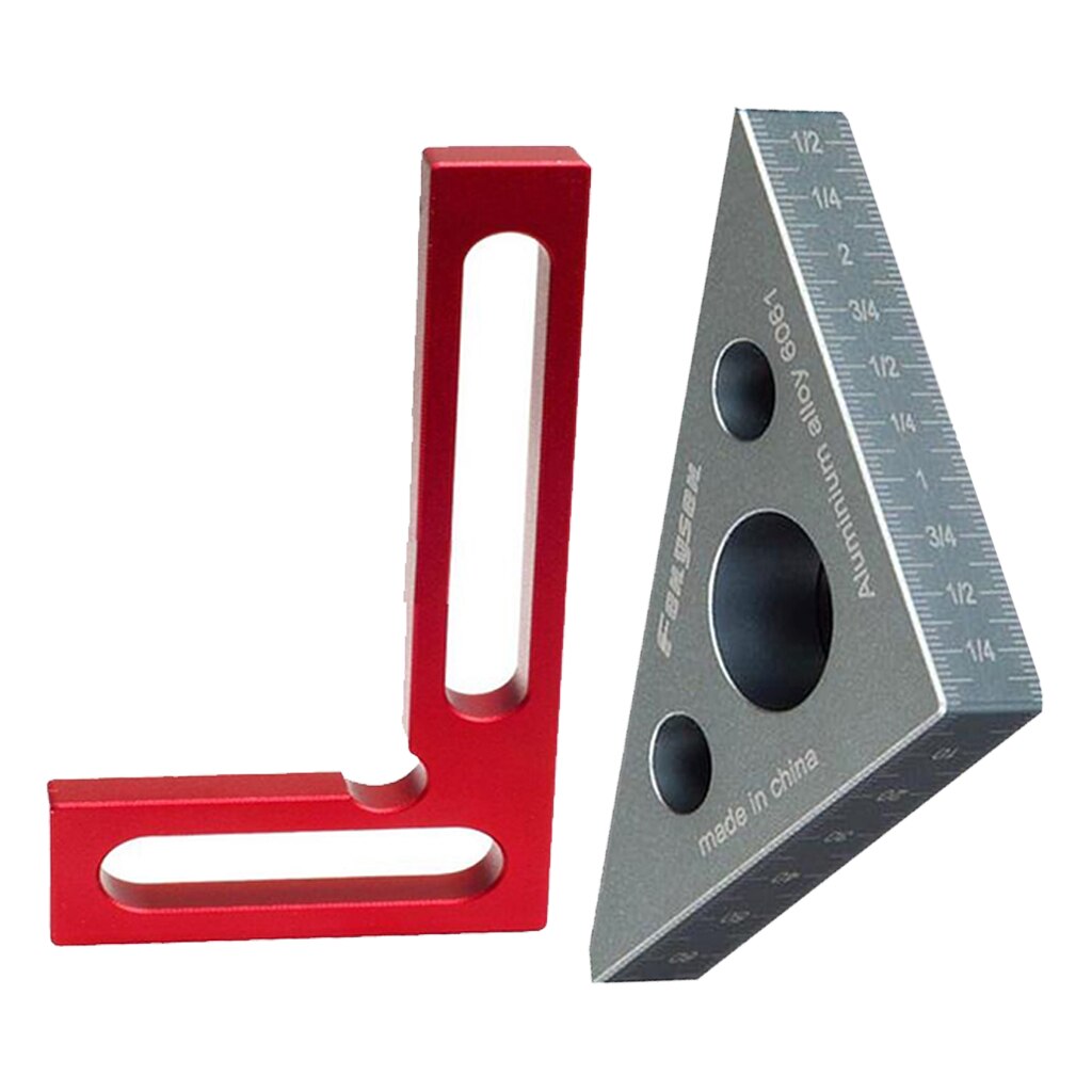 1Pc Positioning Squares and 1Pc Triangle Ruler , D... – Grandado