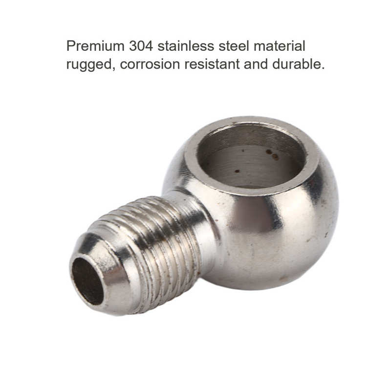 6AN To M14 Banjo Adapter 304 Stainless Steel 414‑0... – Grandado