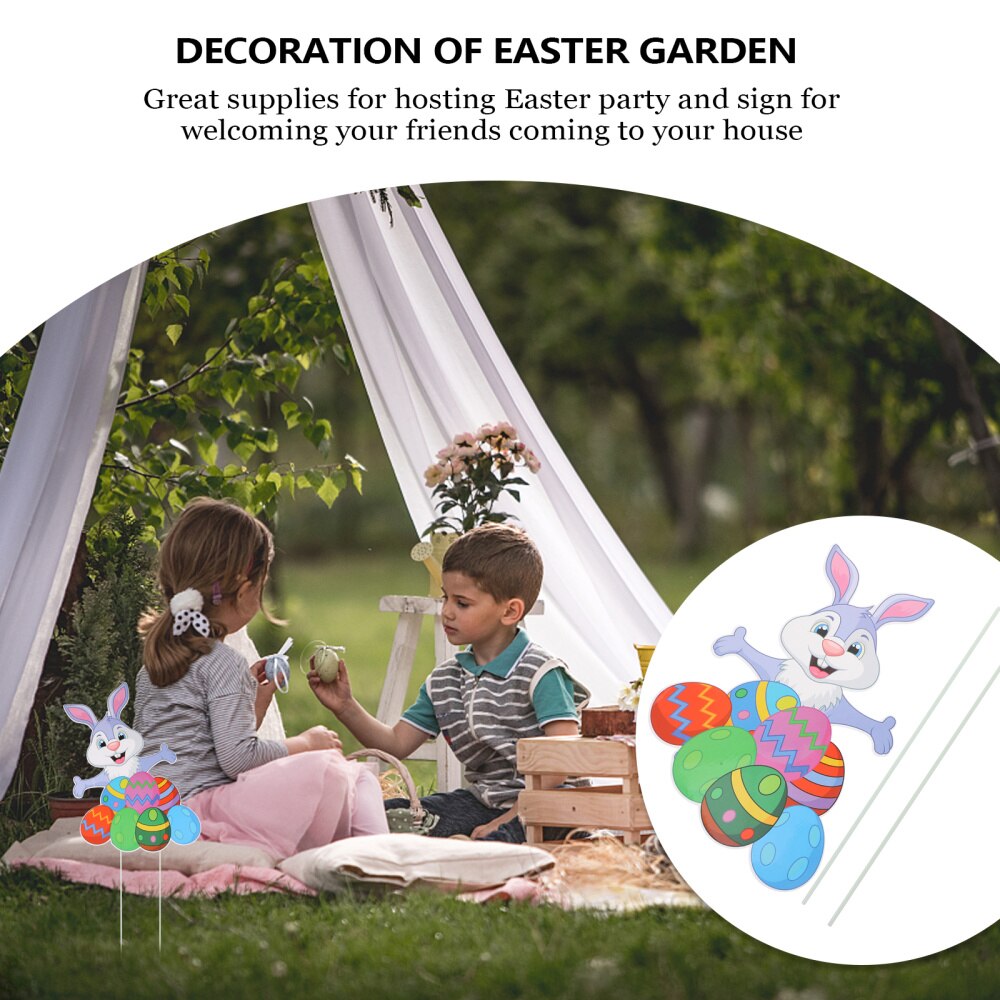 1pc Easter Party Garden Sign Outdoor Decoration Si... – Grandado