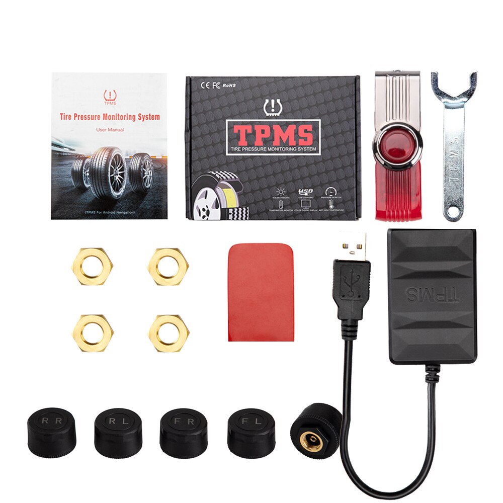 Android Tpms Auto Radio Dvd-speler Bandenspannings... – Grandado