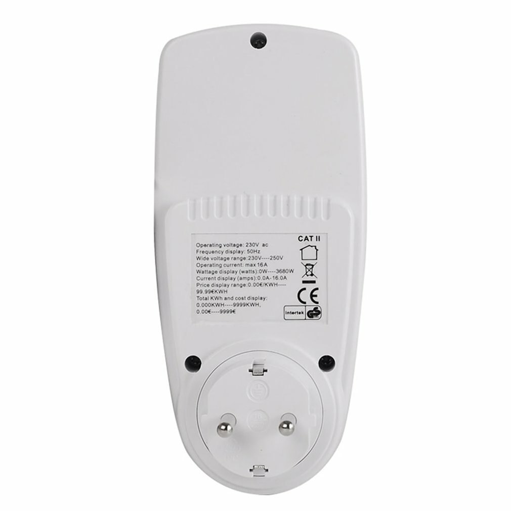 EU BR UK Plug Socket Digital Wattmeter Meter Power... – Grandado