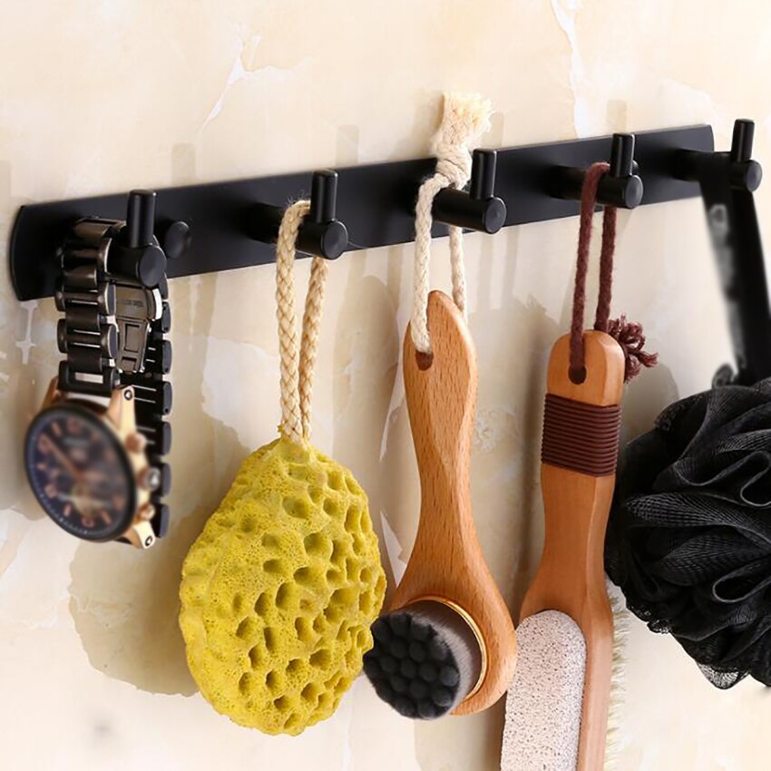 Stainless Steel Hook Coat Robe Rack, 3/4/5/6/7 Hoo... – Vicedeal