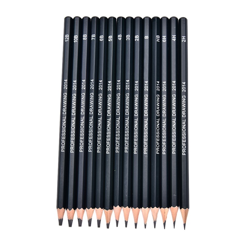 1B 2B 3B 4B 5B 6B 7B 8B 10B 12B 2H 4H 6H HB Pencil... – Vicedeal