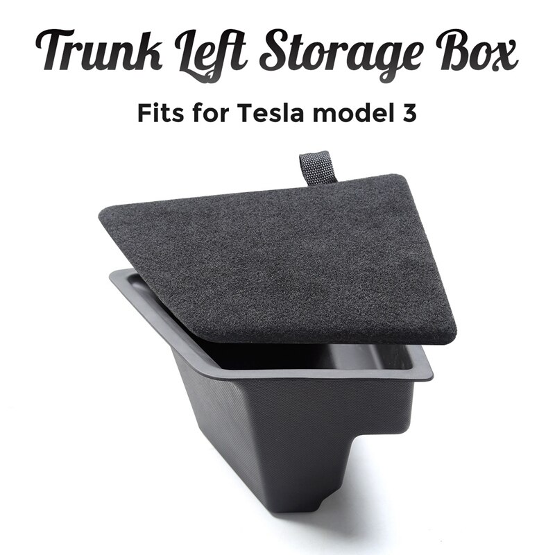 Car Rear Trunk Left Side Storage Box Flocking Orga... – Vicedeal