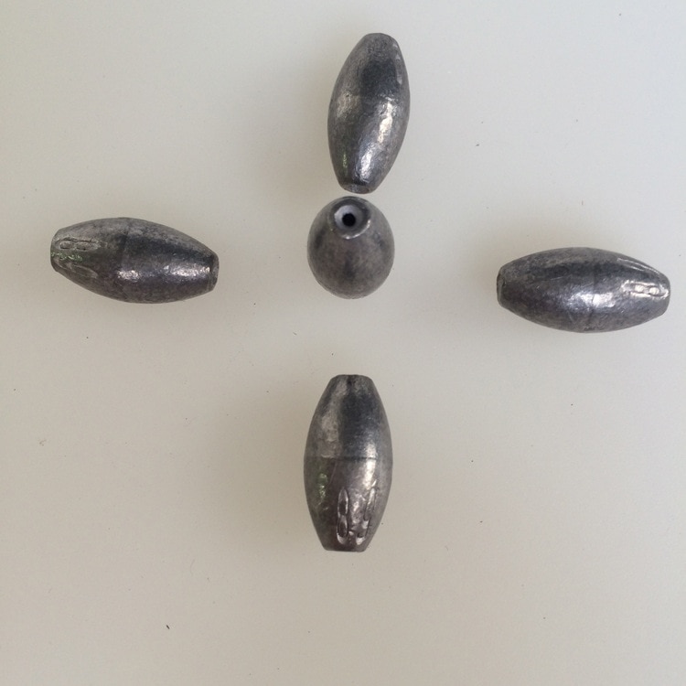 1-100g Lead Sinkers Water Droplets Lead Weights Ov... – Vicedeal