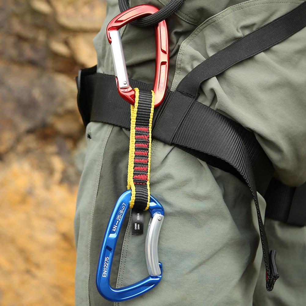 Climbing Rock Climbing Quickdraw Sling Safety Lock... – Grandado