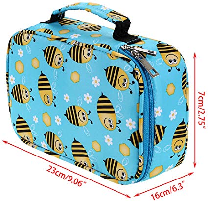 72 Holes Pencil Case for School Pen Box Cute Bee C... – Grandado