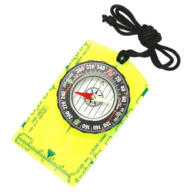 Map Scale Measuring Compass Outdoor Hiking Transpa... – Grandado
