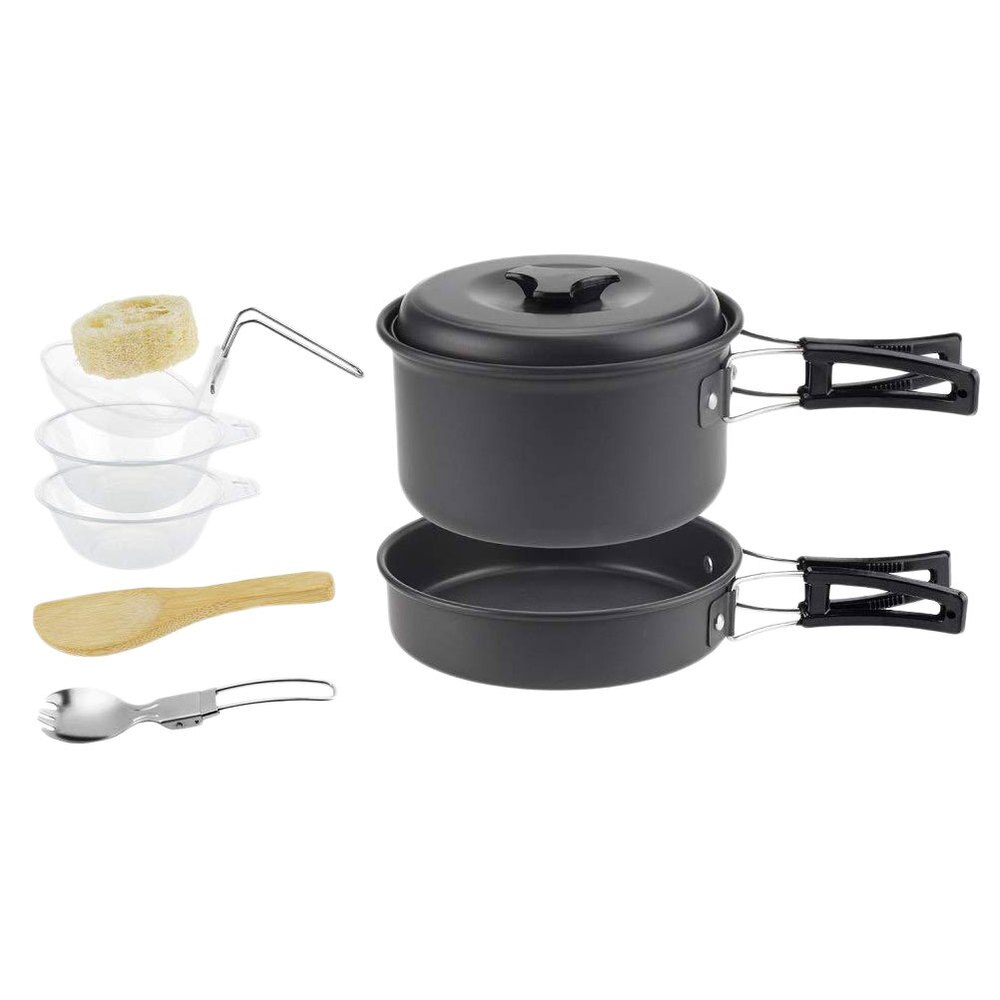1 Set of Camping Pots Camping Cookware Portable Po... – Grandado