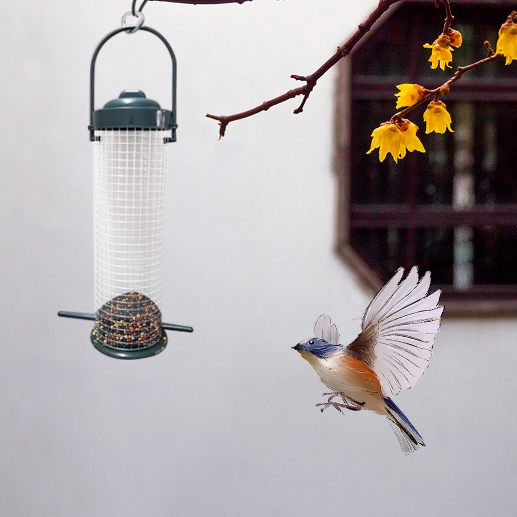 Outdoor Bird Feeder Windproof Rainproof Wild Bird ... – Grandado