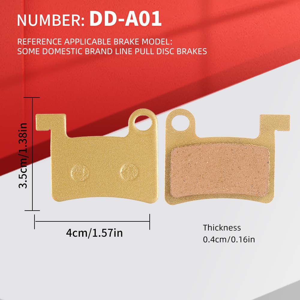 MOTSUV BRP-01 Disc Brake Pads Copper Based Metal M... – Grandado