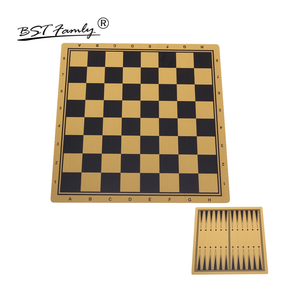 BSTFAMLY MDF Wood Chess Game 44*47cm Checkerboard ... – Grandado