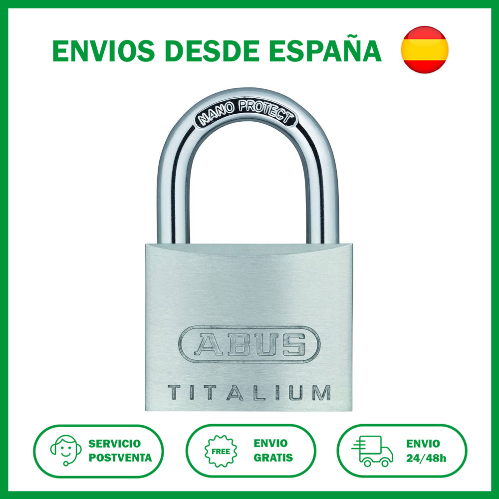 Candado Titalium Abus Arco normal 60 mm – Grandado