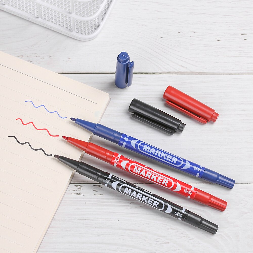 1PC Colored Dual Tip Fast Dry Permanent Sign Marke... – Grandado