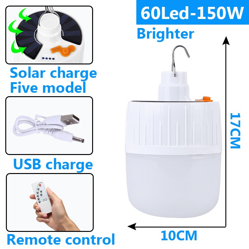 Outdoor Camping Led Light Charging Night Market St... – Grandado