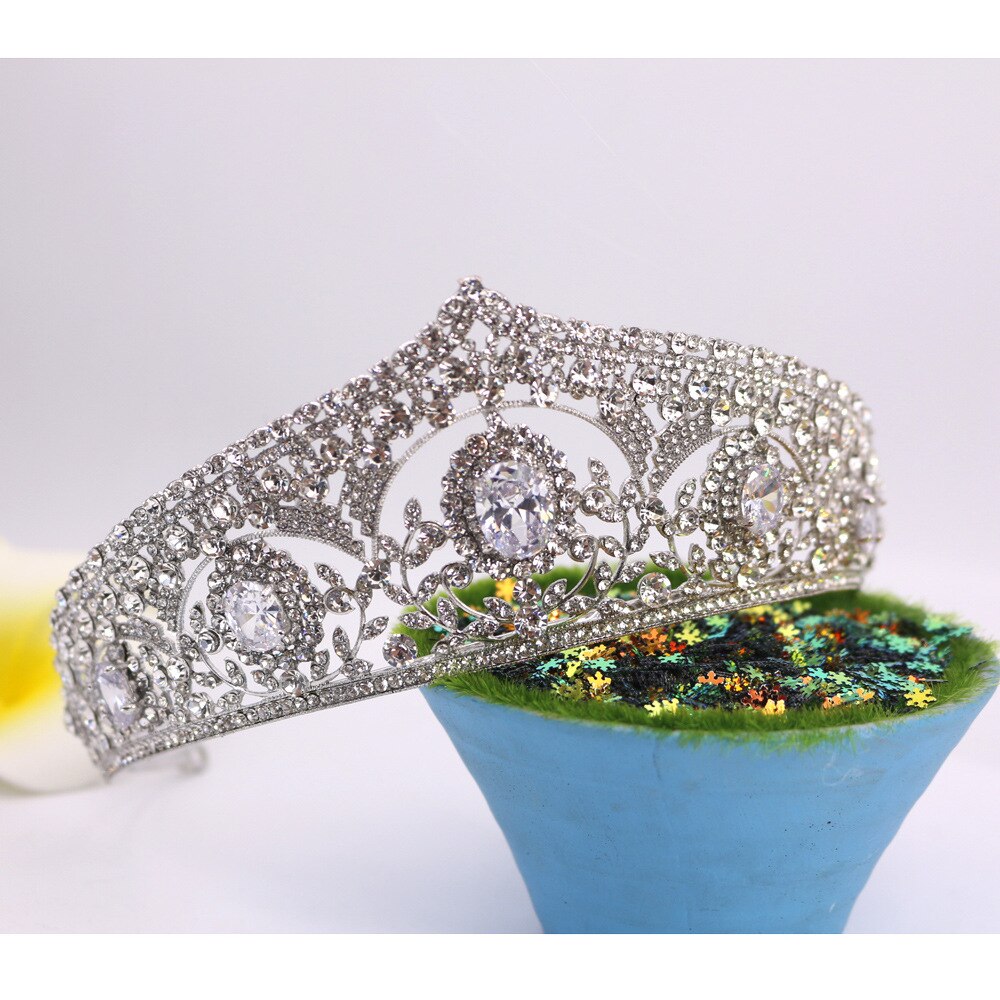 Queen Crown Accessories Rhinestone Bridal Headdres... – Grandado
