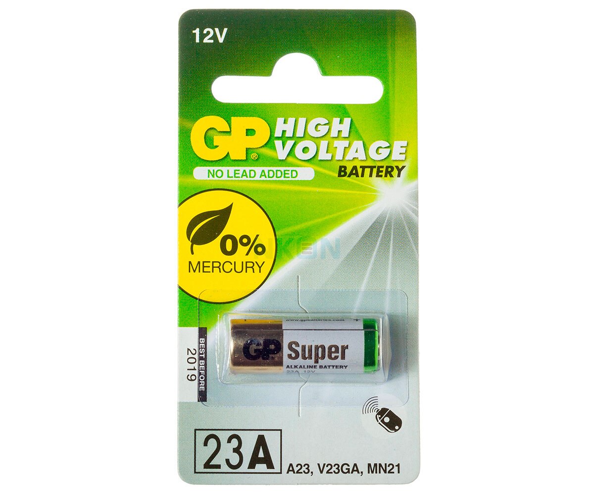 GP PILA ALCALINA LR23 23A 12V BLISTER DE 1 UNIDAD – Grandado