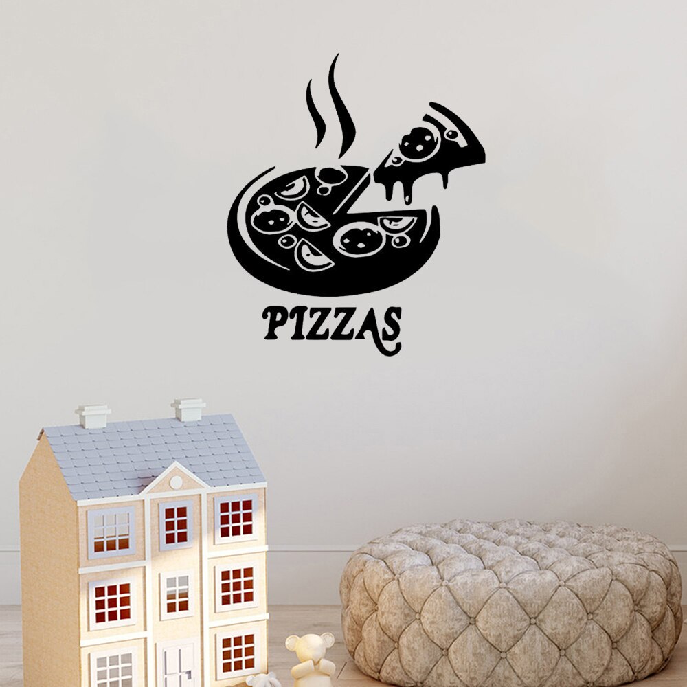Delicious Pizza Wall Sticker Pizza Shop Wall Stick... – Vicedeal