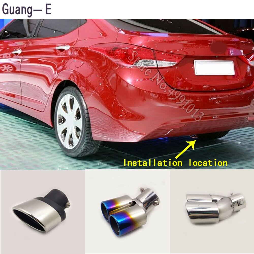 For Hyundai Avante car stickers cover muffler exte... – Grandado