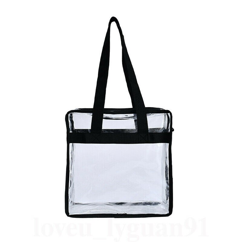 Newest Clear Tote Vinyl Plastic PVC Shoulder Bag B... – Grandado