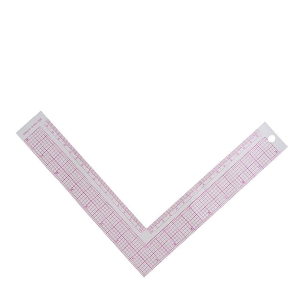 Regla de plástico en forma de L cuadrada para manualidades, regla de ... Regla de plástico en forma de L cuadrada para manualidades, regla de ...