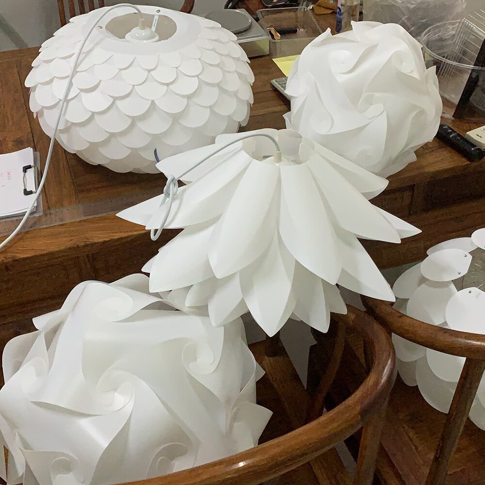 Modern IQ Puzzle Light Lamp Shade Ceiling Lampshad... – Grandado