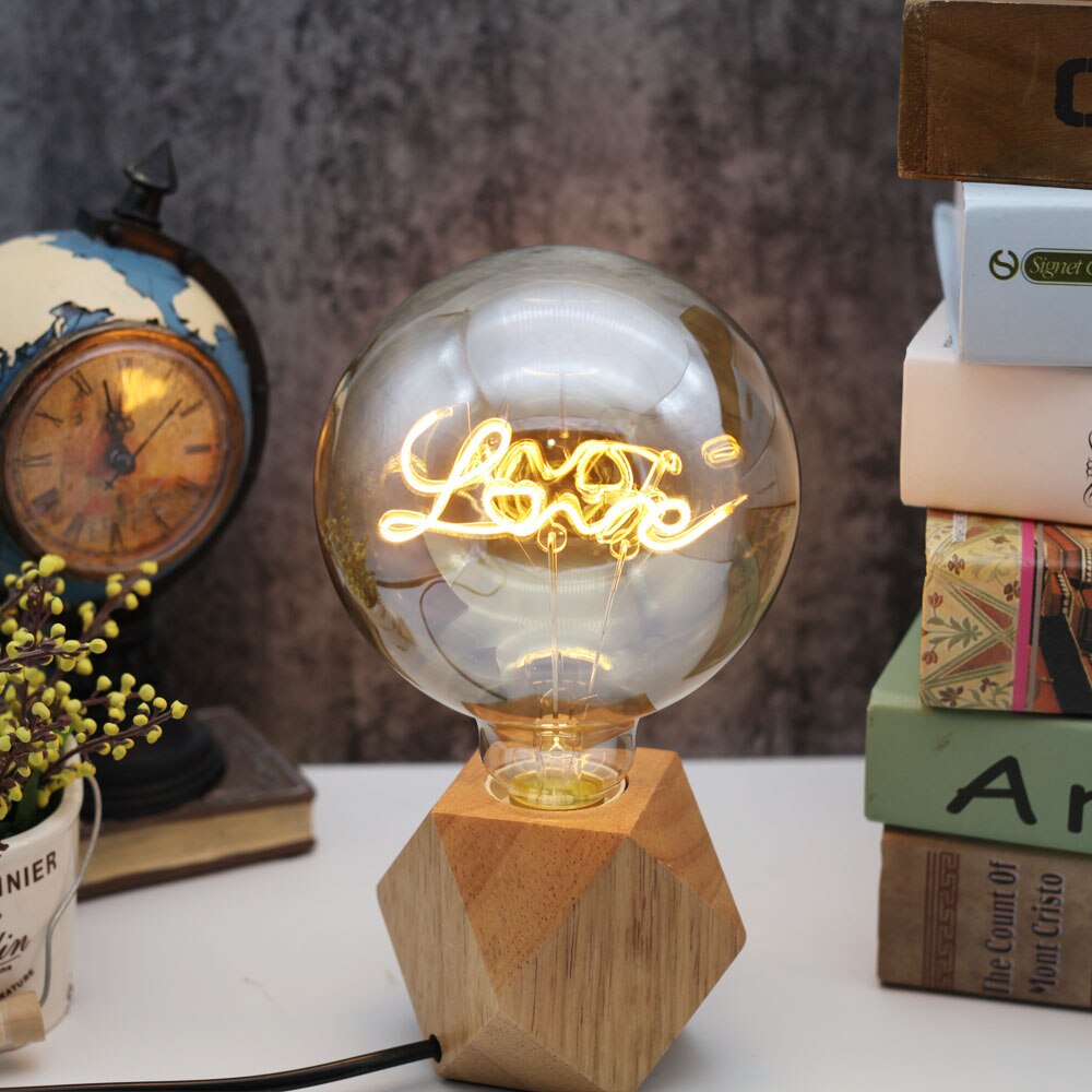 Vintagelll G125 Liefde & Home Woord Led Gloeilamp ... – Grandado