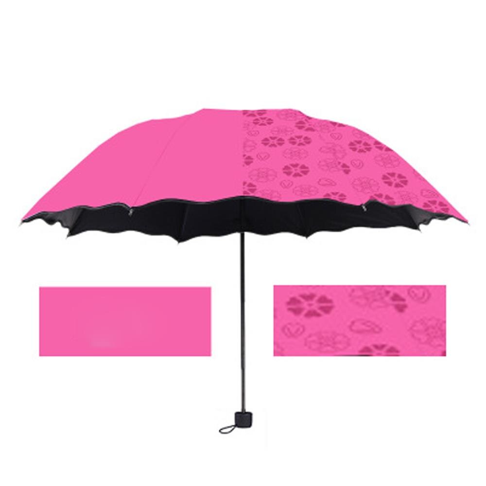 Sombrilla plegable con 3 pliegues, sombrilla Anti-... – Grandado