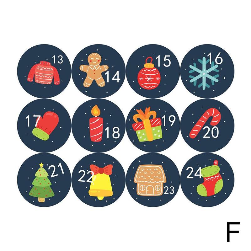 Number Paper Stickers Merry Christmas Stickers Adv... – Vicedeal