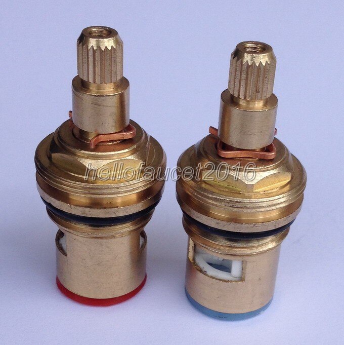 A Pair Replacement Brass Disc Tap Valve Quarter Tu... – Grandado