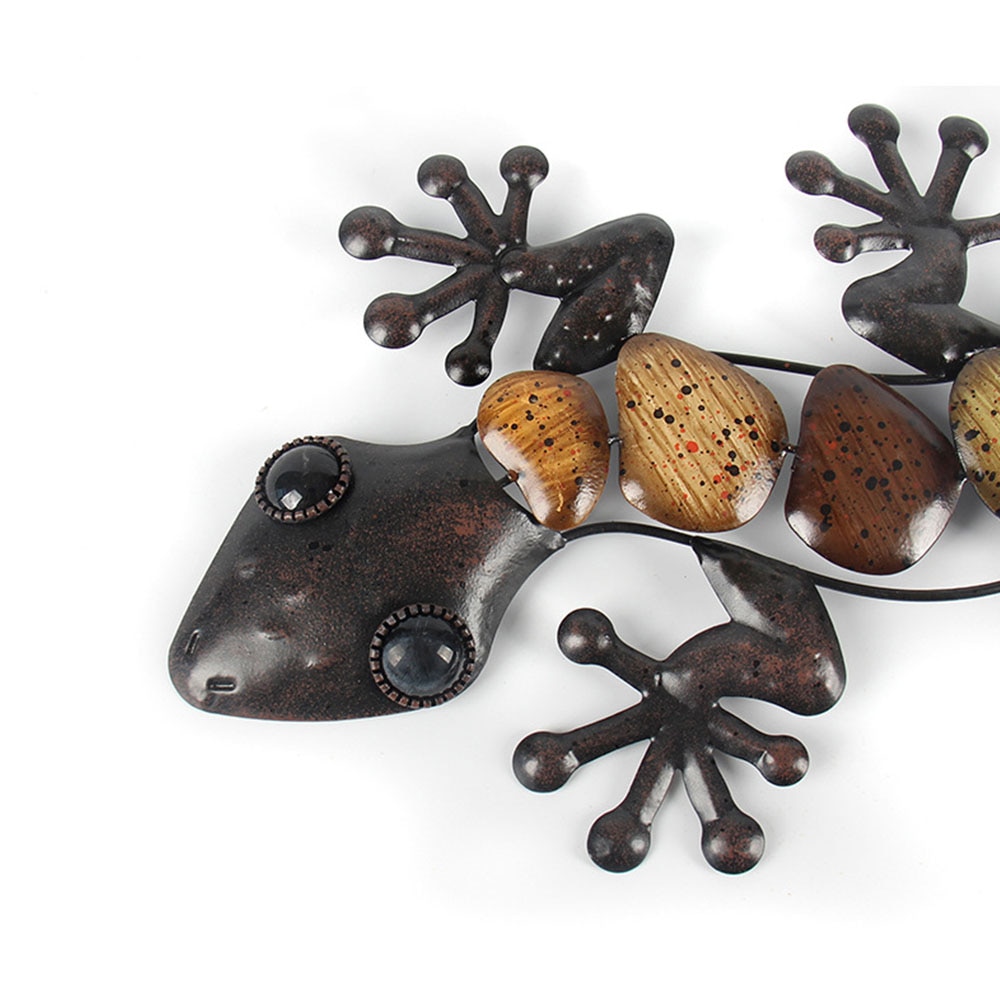 Home Decor Metal Gecko Wall for Garden Decoration ... – Grandado