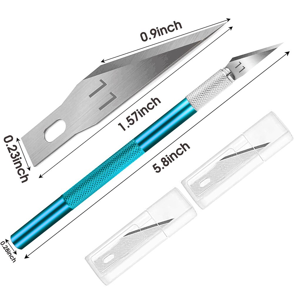 1pc snidknivar hobbykniv med reservblad 6 tums lin... – Vicedeal