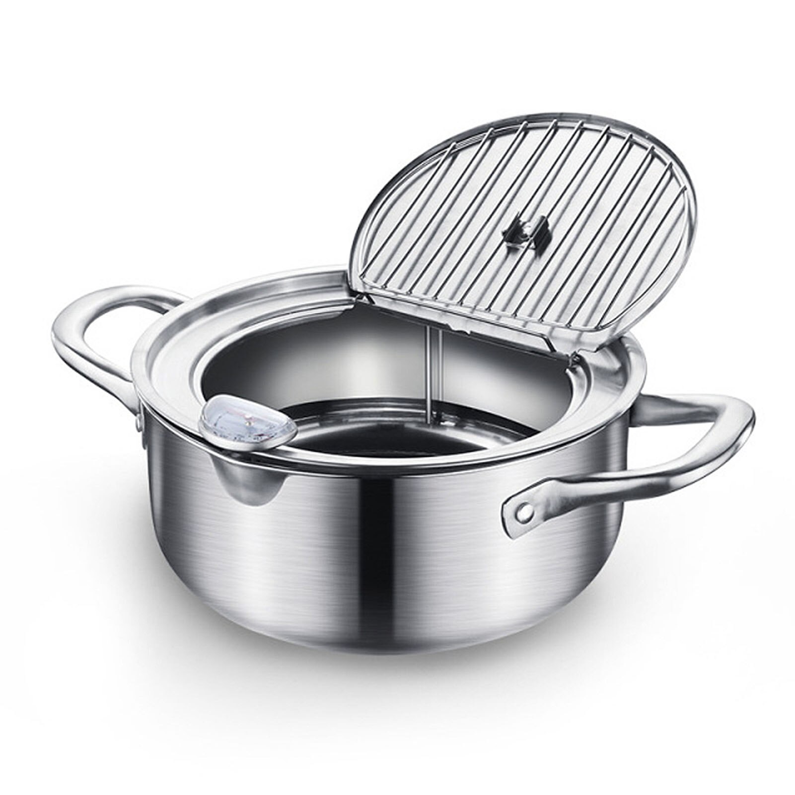 Tempura Frying Pot Stainless Steel Deep Fryer Pan ... – Grandado