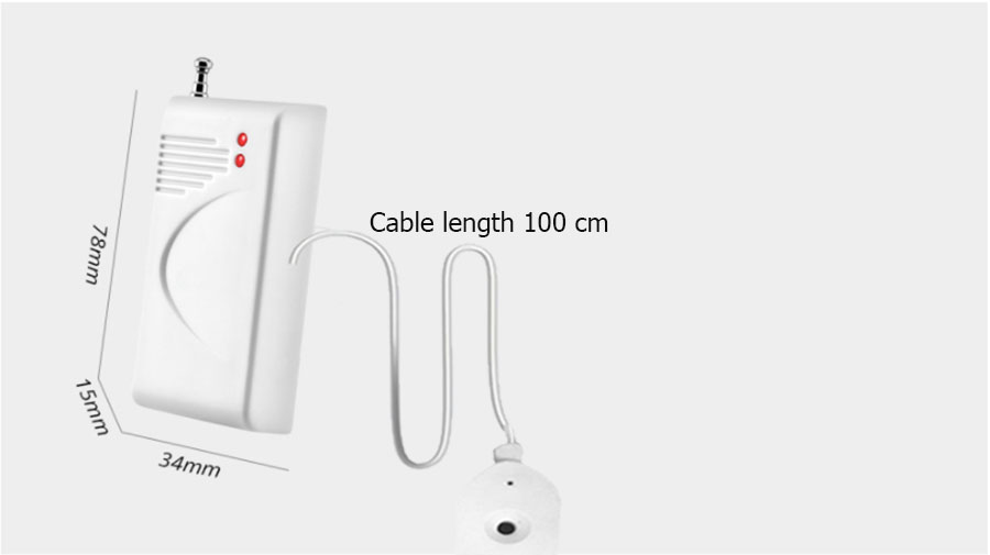 Sgooway Wireless Water Leakage alarm Intrusion Det... – Vicedeal