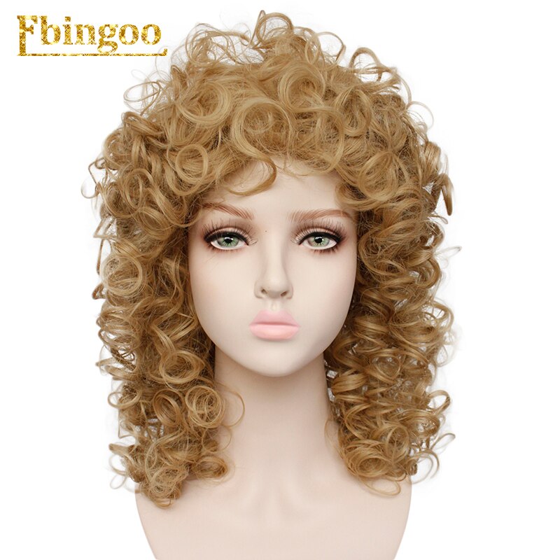 Ebingoo 70s 80s Disco Hallween Rocker Wig Short Cu... – Grandado