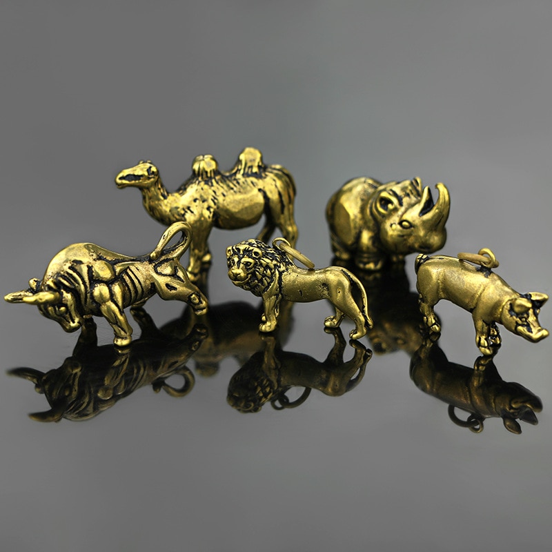 Mini Retro Brass Animal Camel Statue Desk Decorati... – Grandado