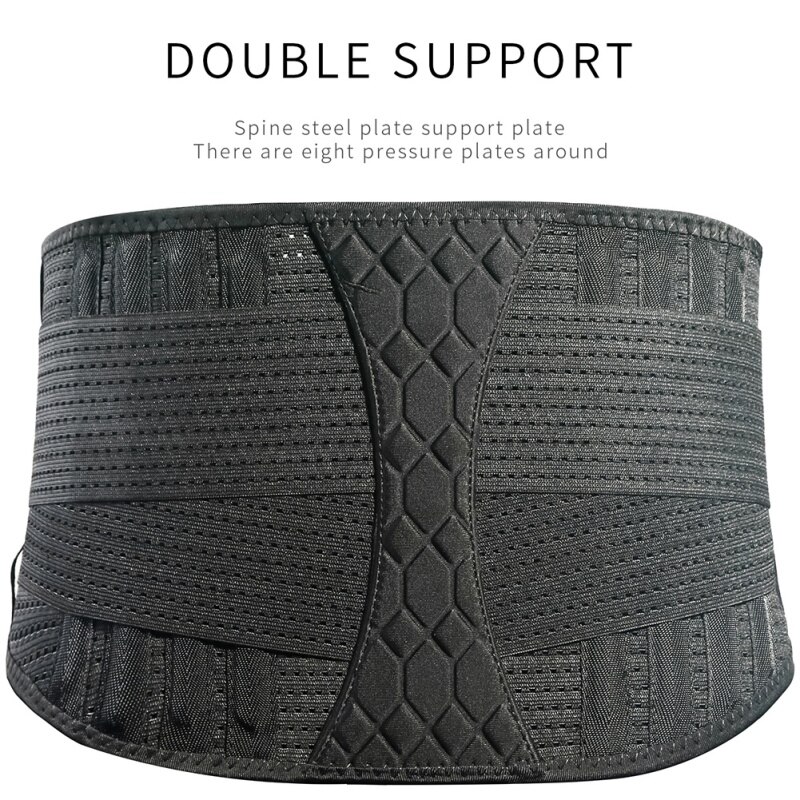 Sports Support Breathable Waist Belt Squat Steel P... – Grandado