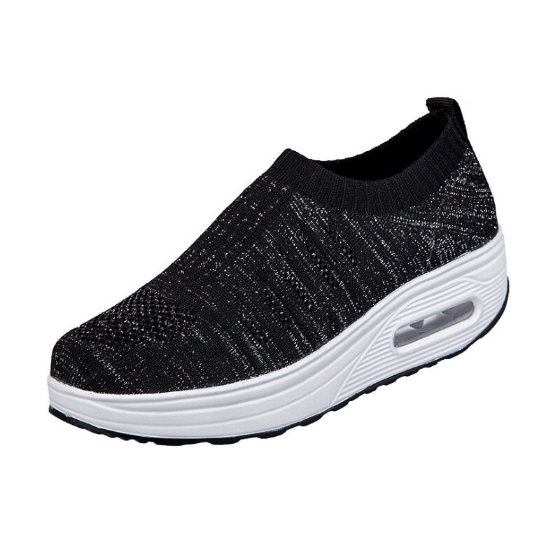 Kvinder vulkaniserede sko sneakers platform wedges... – Grandado