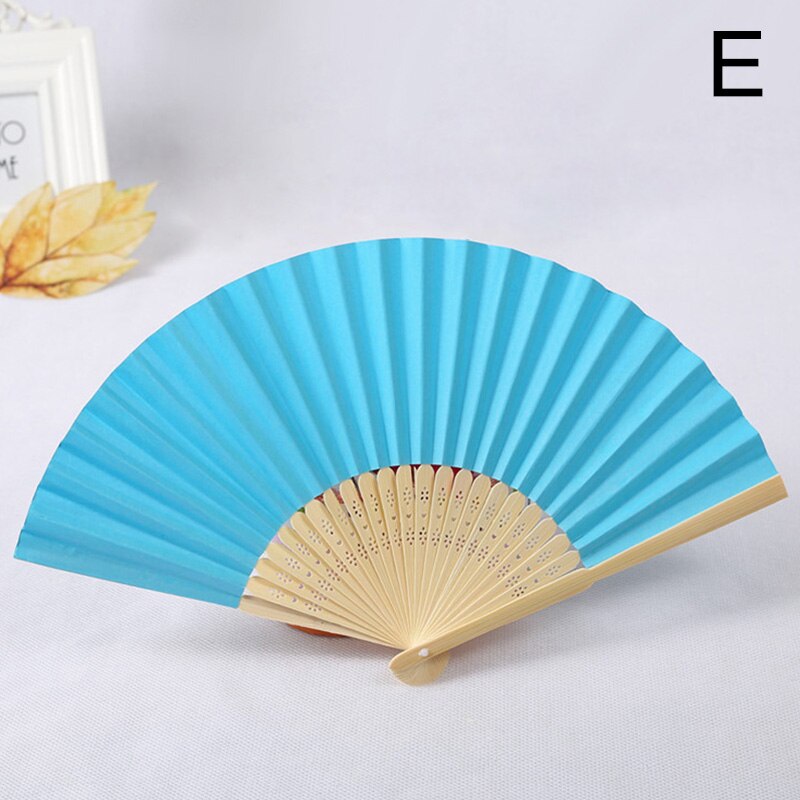 7 Inch Folding Paper Fan Pattern Folding Dance Wed... – Grandado