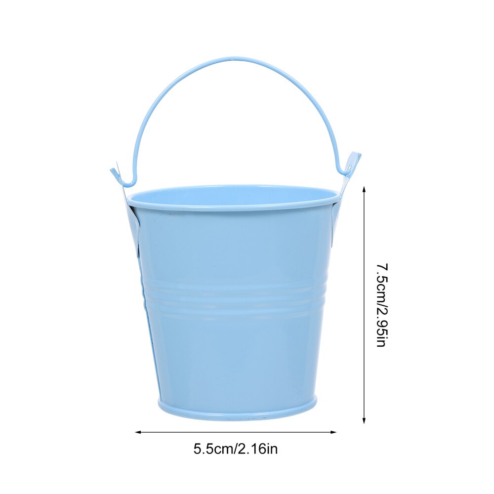 5pcs Iron Sheet Bucket Simple Flowerpot Mini Bucke... – Vicedeal