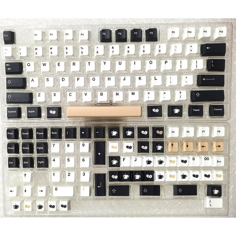 150 Keys GMK Coffee Mocha Keycaps Cherry Profile P... – Grandado