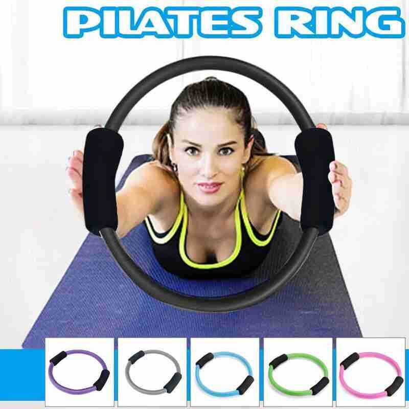 Pilates Circle Yoga Circle Eva Foam Mold Handle Yo... – Grandado