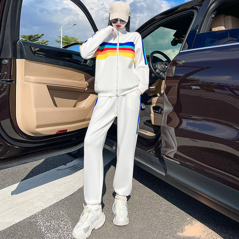 Korean Kawaii Color Edge Women Casual Suit Slim St... – Grandado