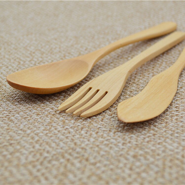 Chinese Wooden Knife Fork Spoon Set Wood Tableware... – Vicedeal