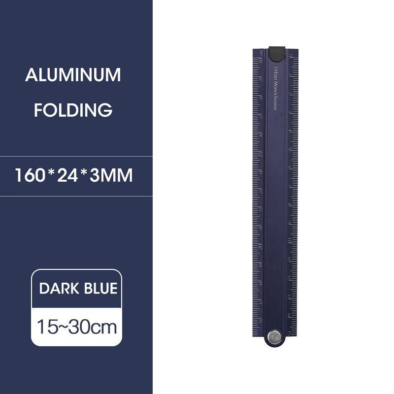 Japan KOKUYO 15cm 30cm Aluminum Folding Ruler Meas... – Vicedeal